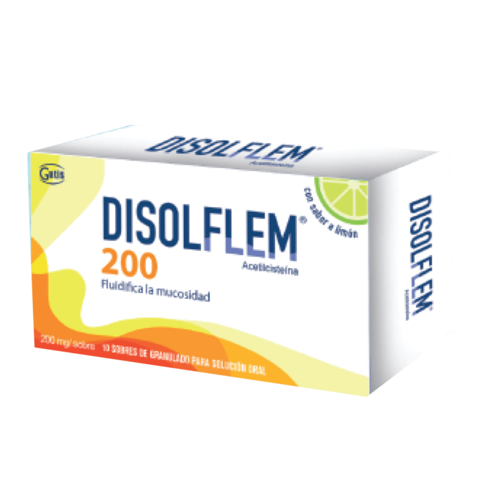 DISOLFLEM 200MG LIMON SOB X 10 - TopFarma